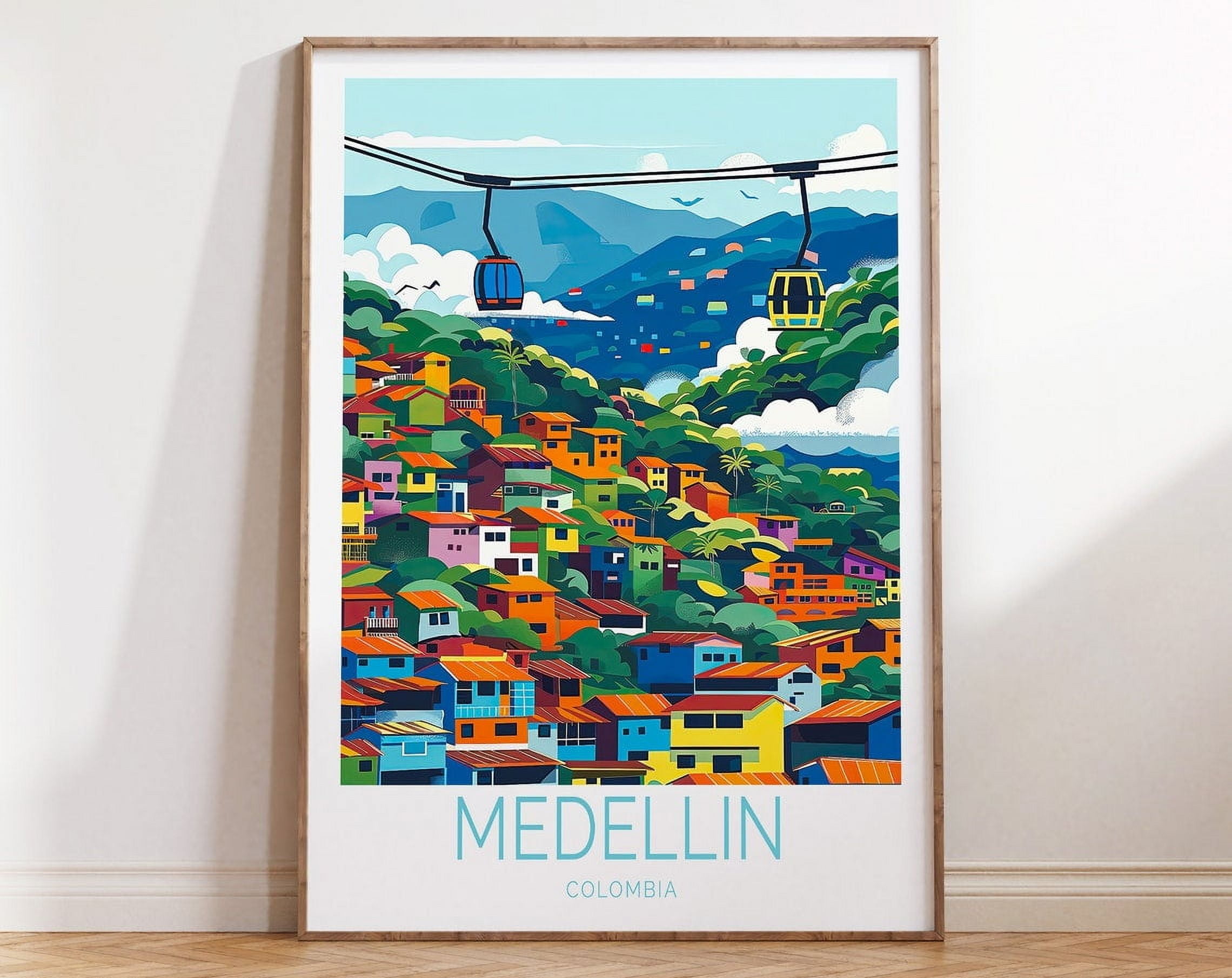 Kna Prints - Medellin Colombia Print, Medellin Wall Art, Medellin ...