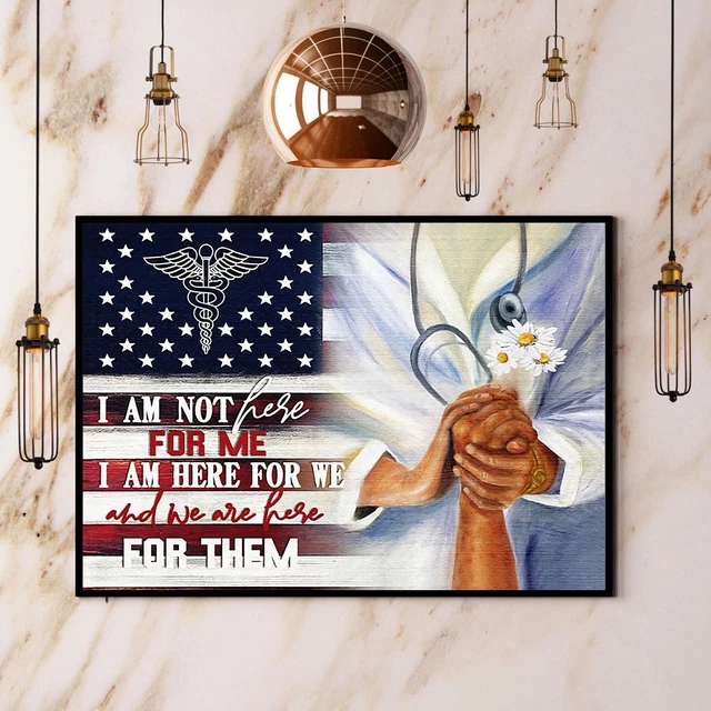 Kna Prints - Medical Assistant I Am Not Here For Me Usa Flag Paper ...