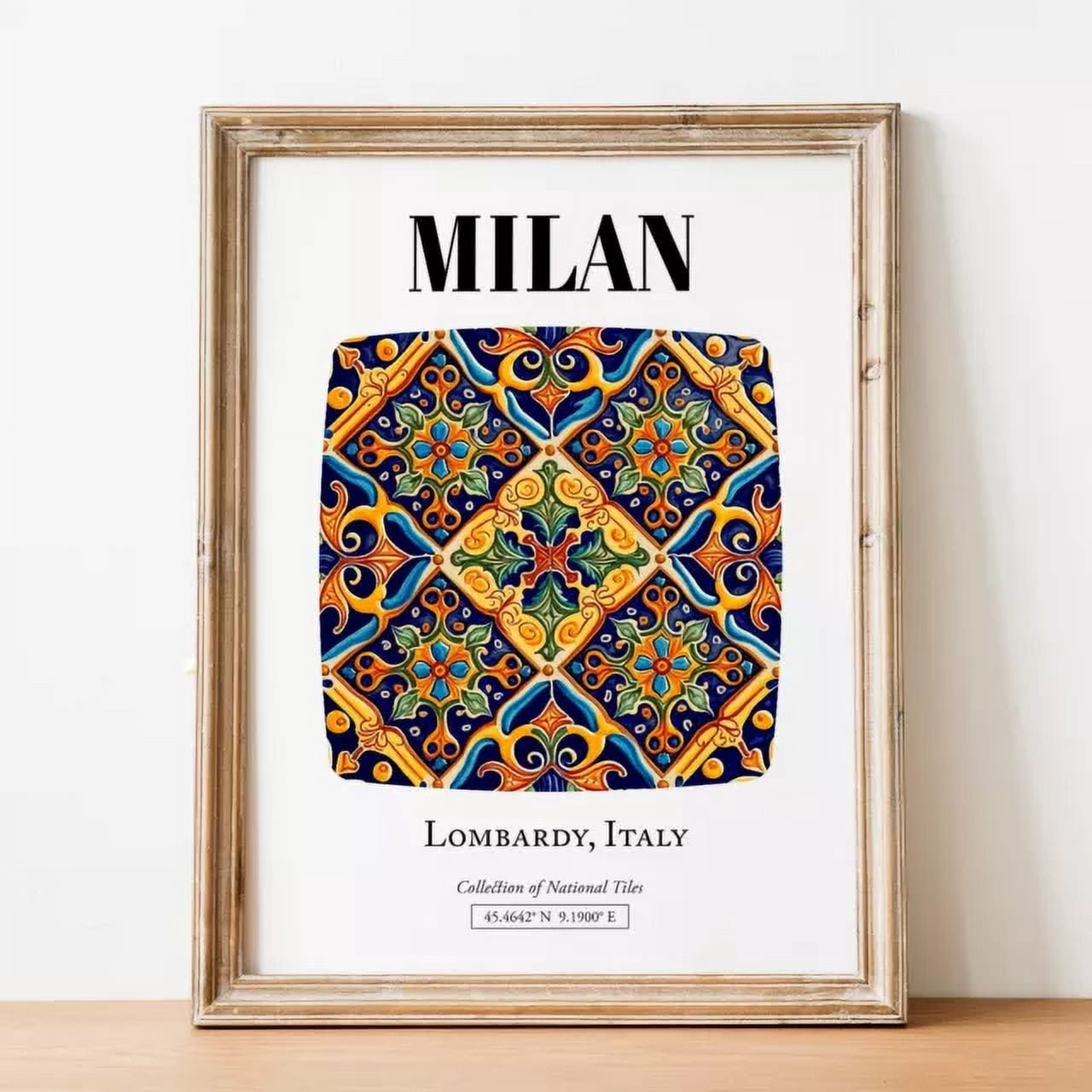 Kna Prints - Milan Tile Print, Italian Fashion Capital Tile Pattern ...