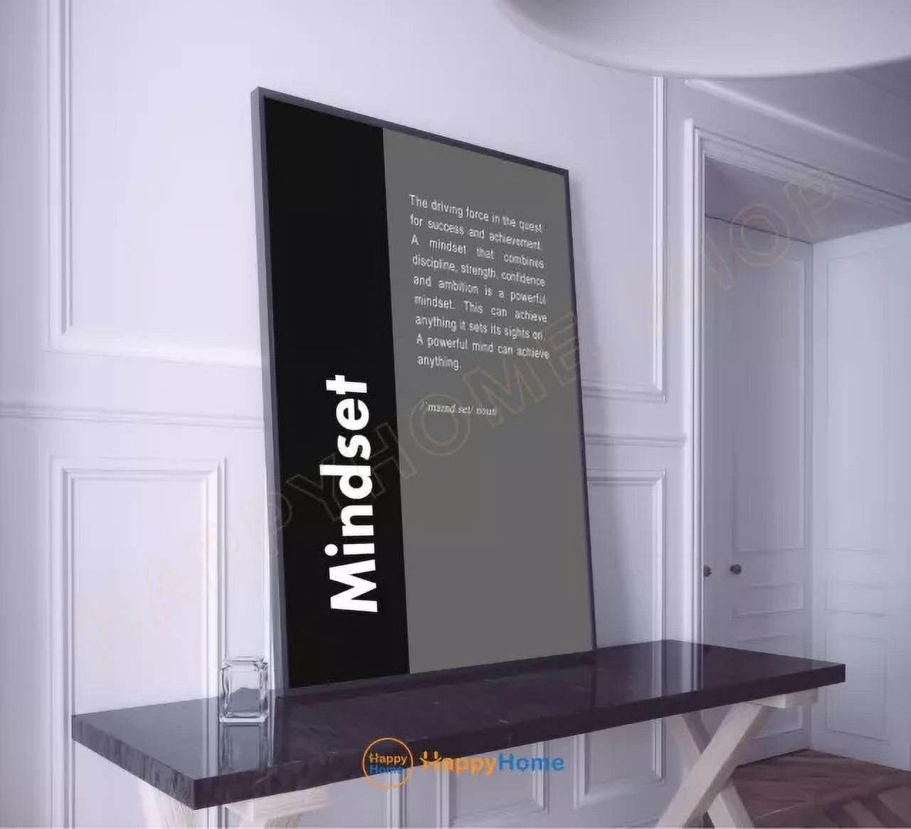 Kna Prints - Mindset Definition Wall Art Motivational Poster ...