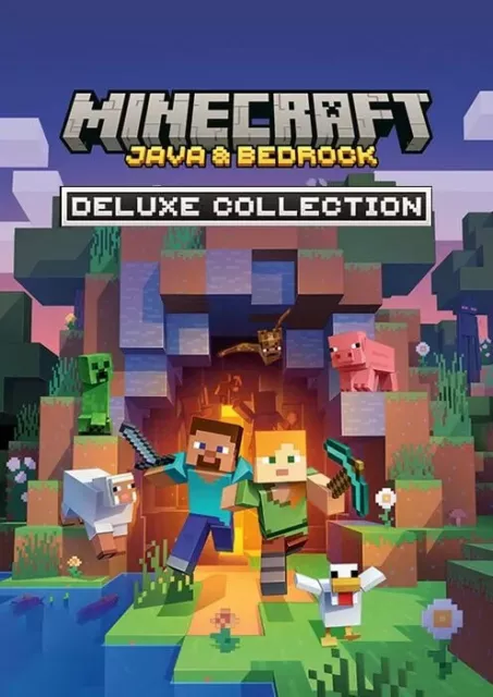 Kna Prints - Minecraft: Java & Bedrock Edition Deluxe Collection Pc (Ww ...