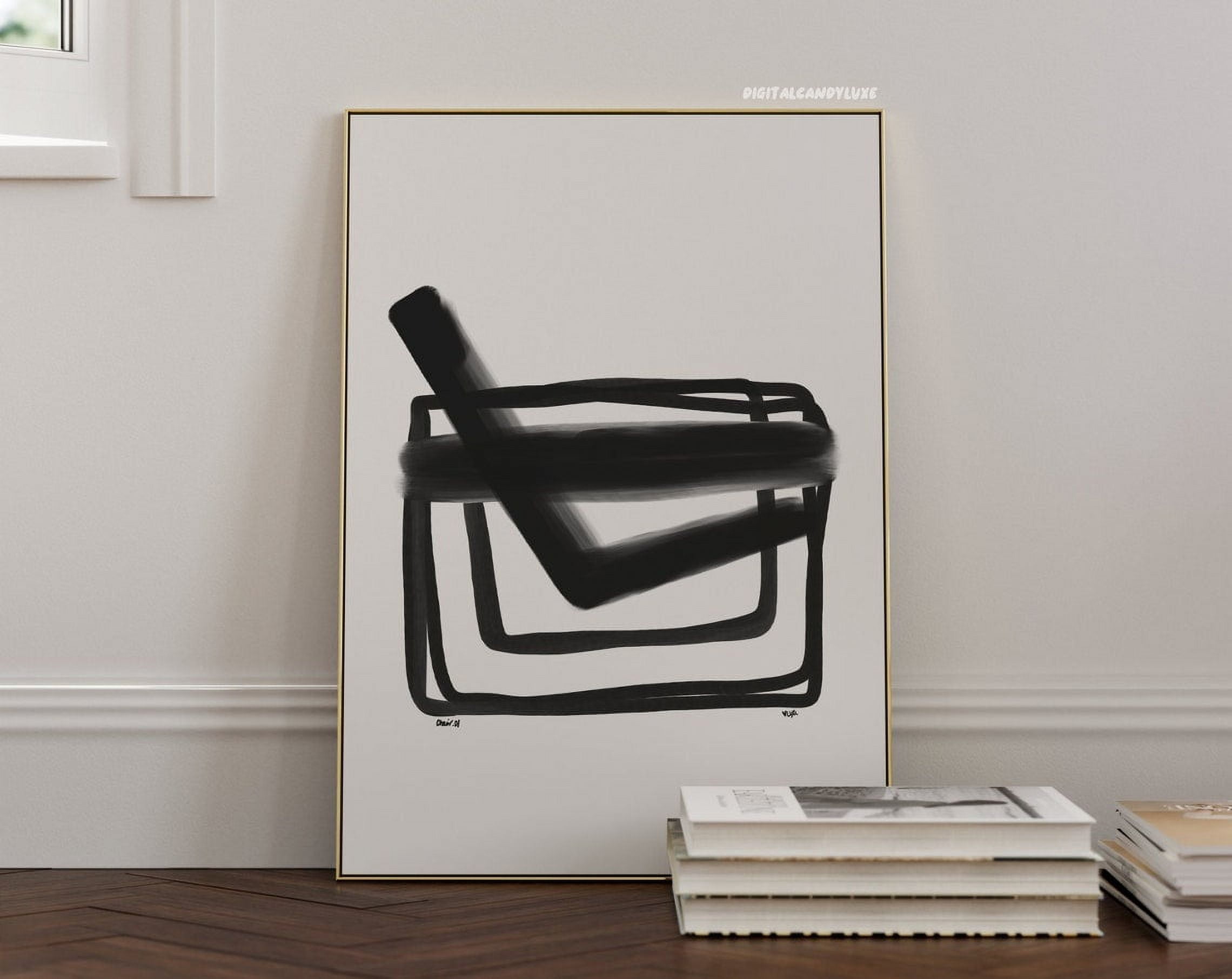 Kna Prints - Minimal Black And White Wall Art Prints Trendy Aesthetic ...