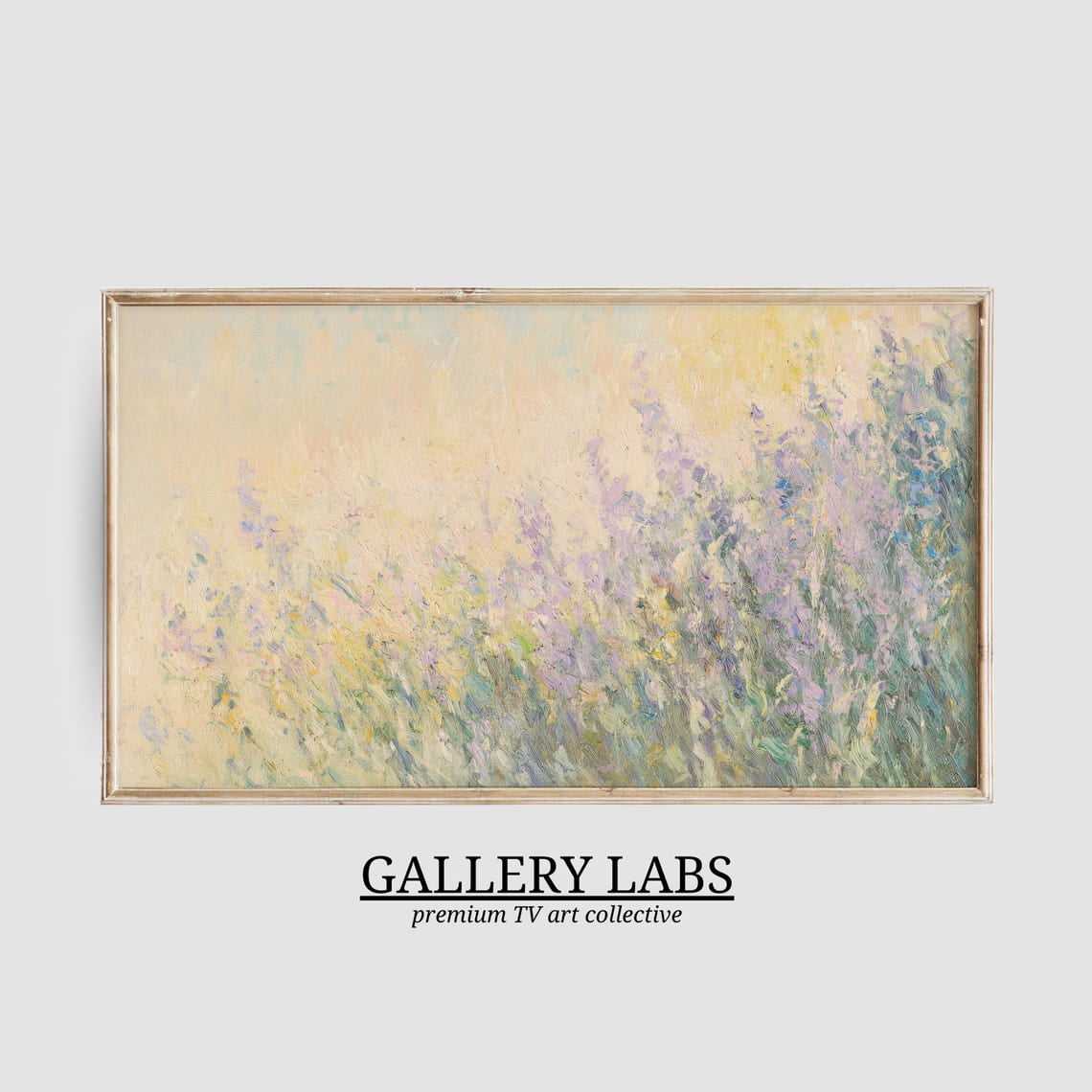 Kna Prints - Minimalist Wildflower Painting Samsung Frame Tv Art Â ...