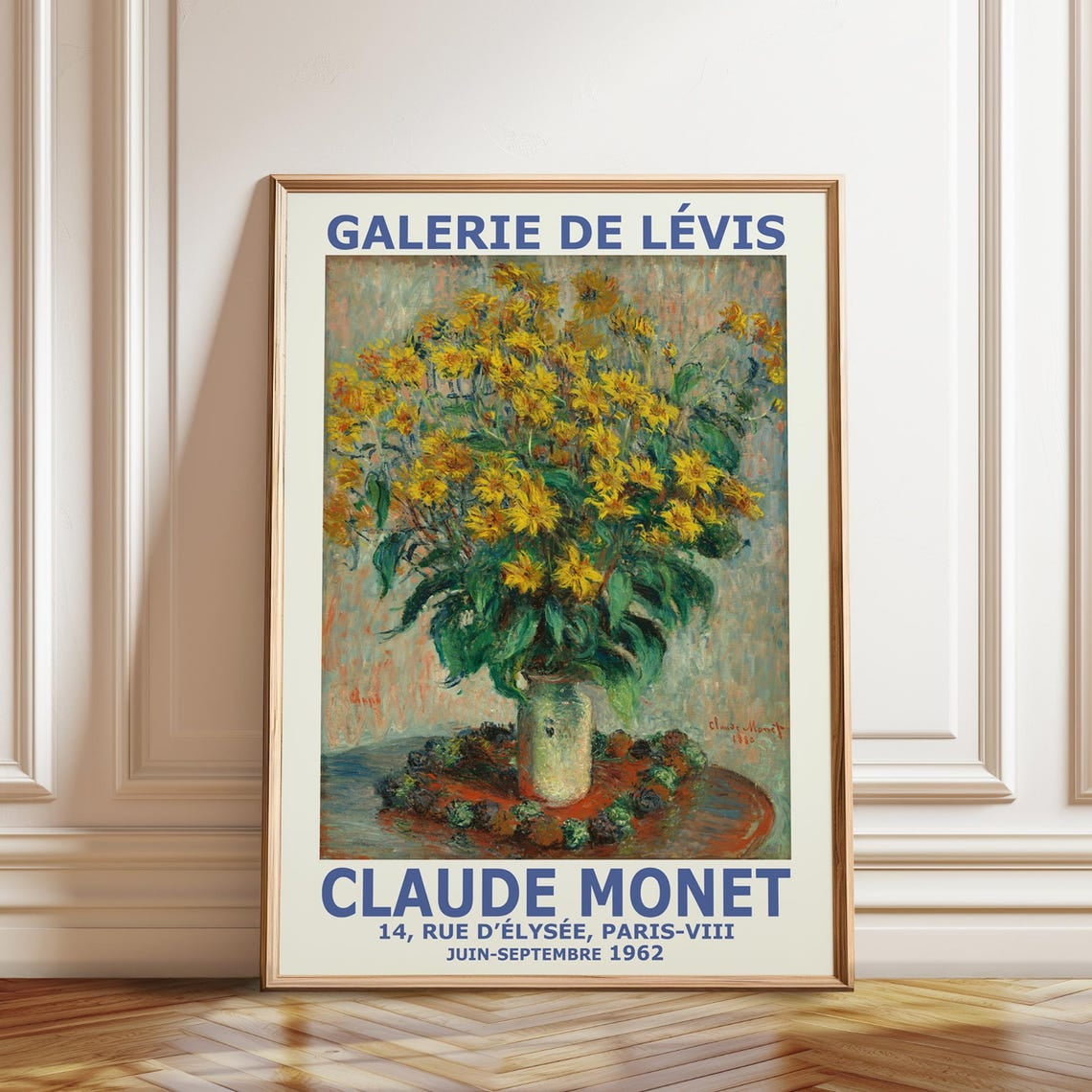 Kna Prints - Monet Exhibition Poster Monet Museum Art 1962 Mesmerizing ...