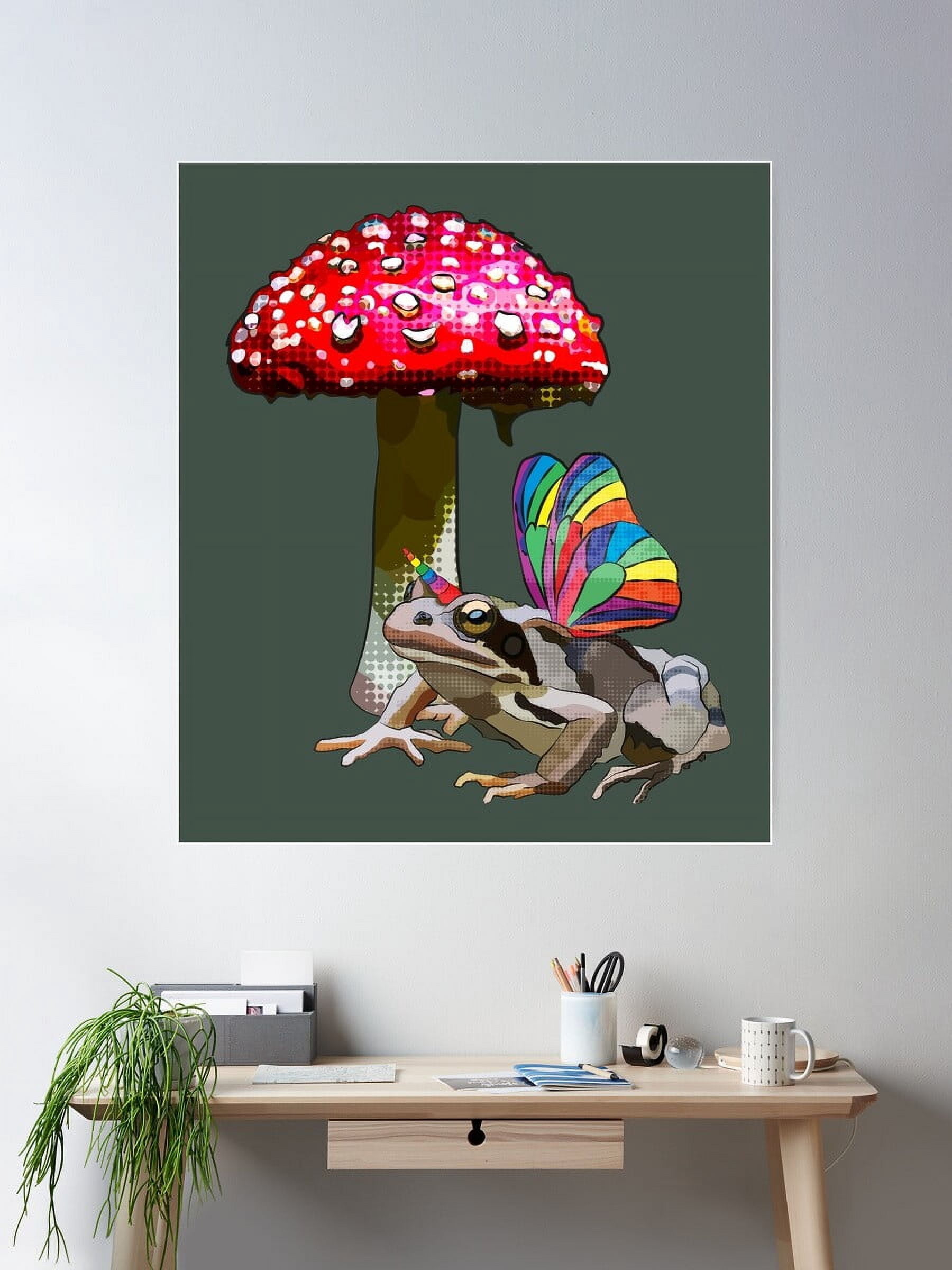 Kna Prints - Moody Magic Toad Under Toadstool By Beefoxtree (Forest ...