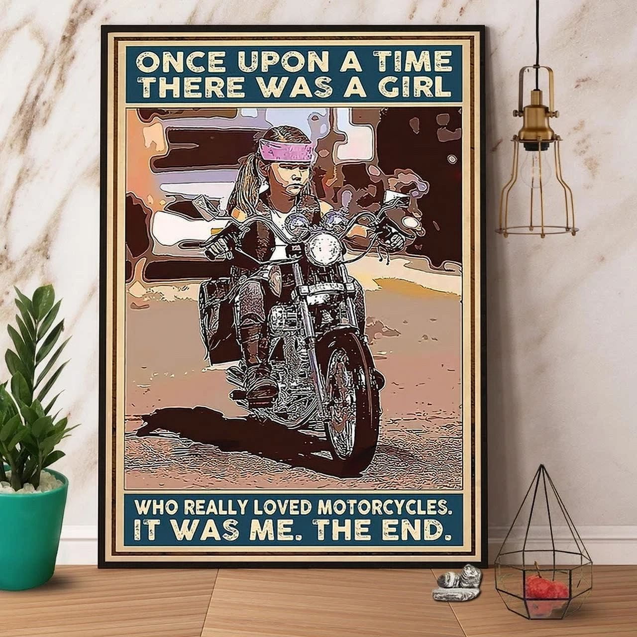 Kna Prints - Motorcycles Girl There Was A Girl Who Really Loved ...