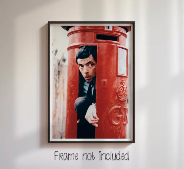 Kna Prints - Mr Bean Rowan Atkinson Post Box Poster - High Quality ...