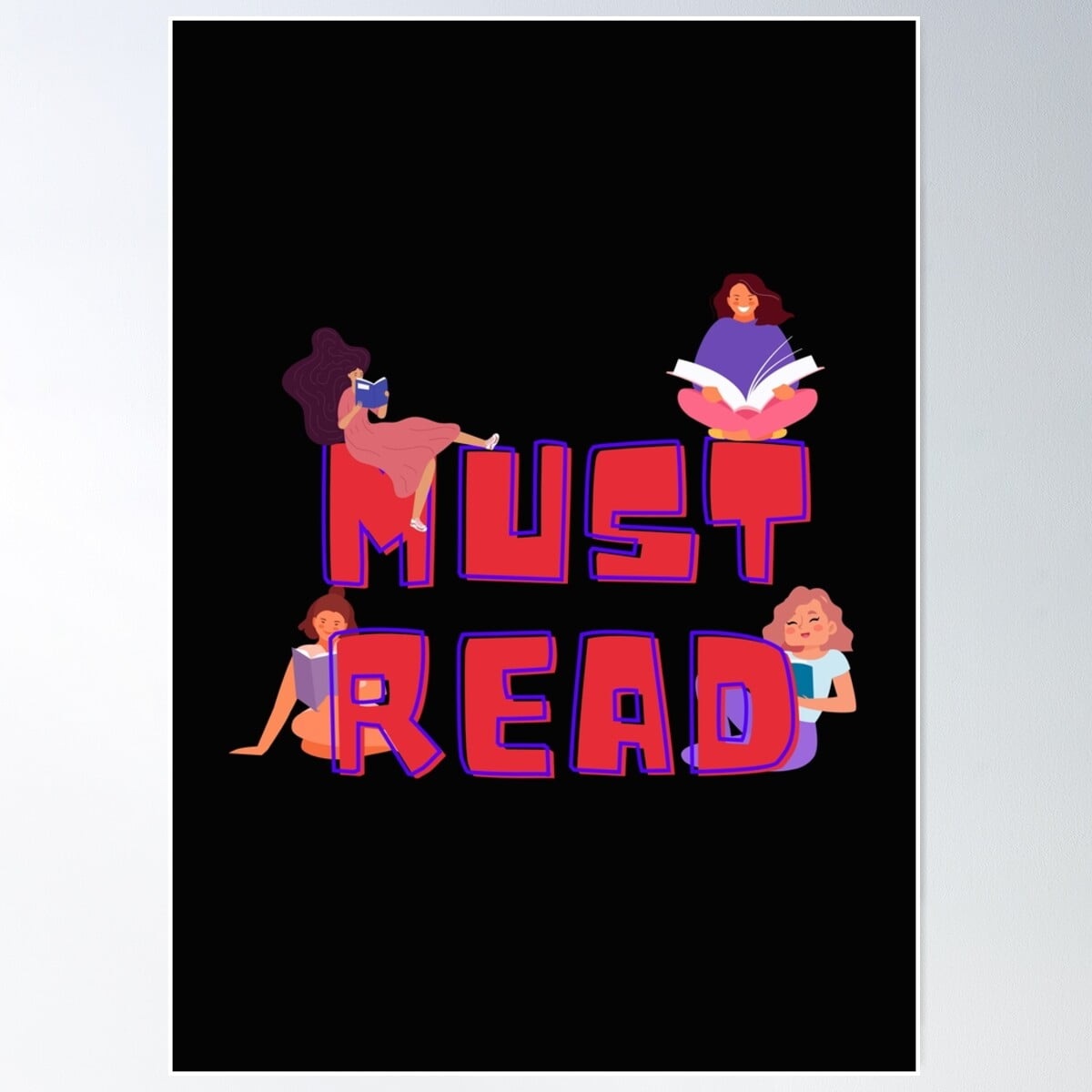 Kna Prints - Must Read Books Poster, UNFRAMED-24x36 - Walmart.com