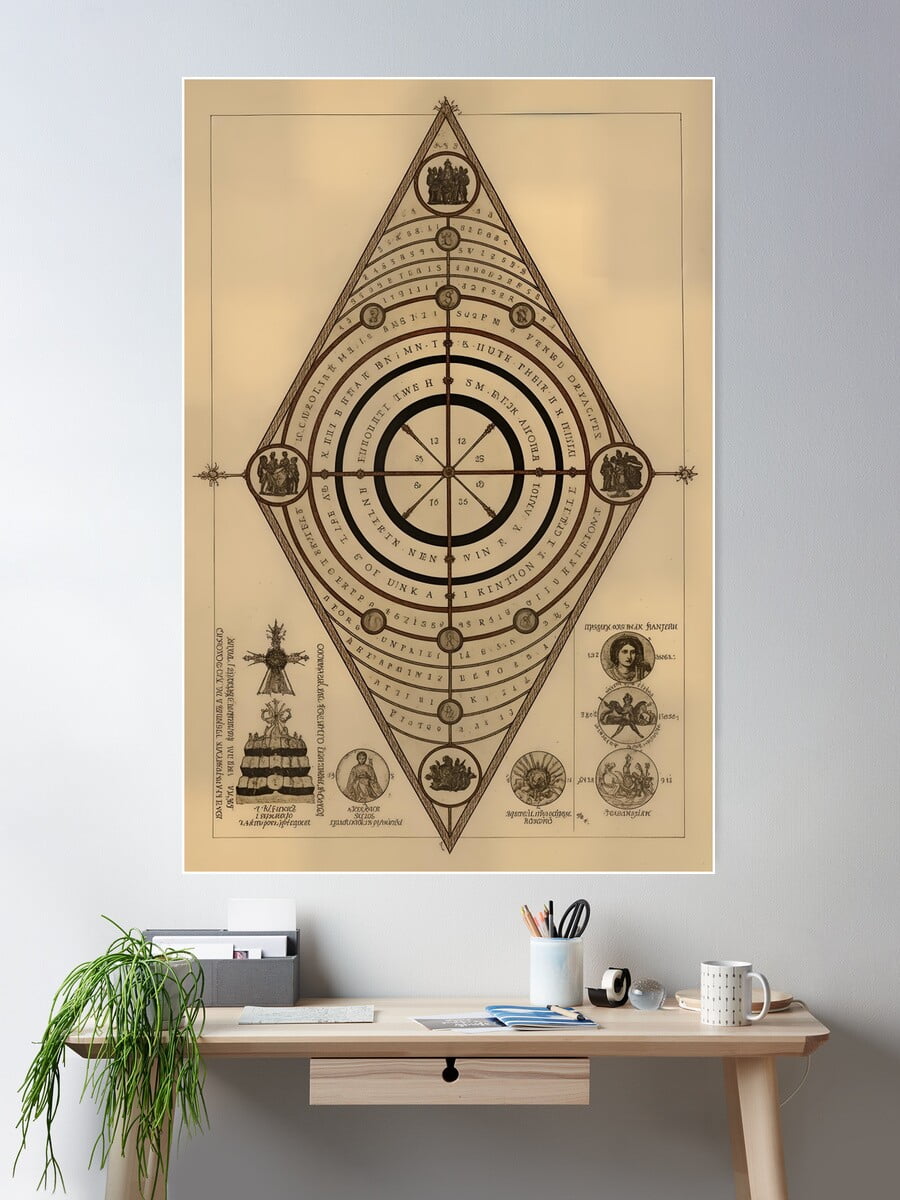 Kna Prints - Mystic Chart Poster , UNFRAMED-8x12 - Walmart.com