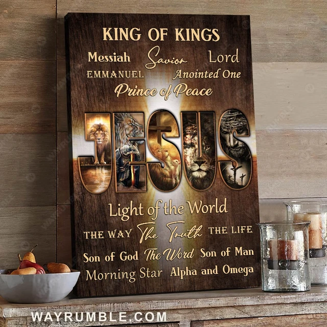 Kna Prints - Names Of Jesus, Jesus Painting, Warrior Of God - Jesus ...