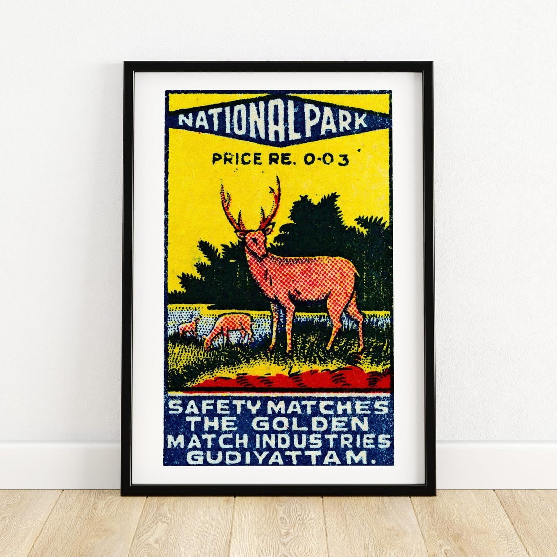 Kna Prints - National Park - Matchbox Print - Aesthetic Wall Art ...