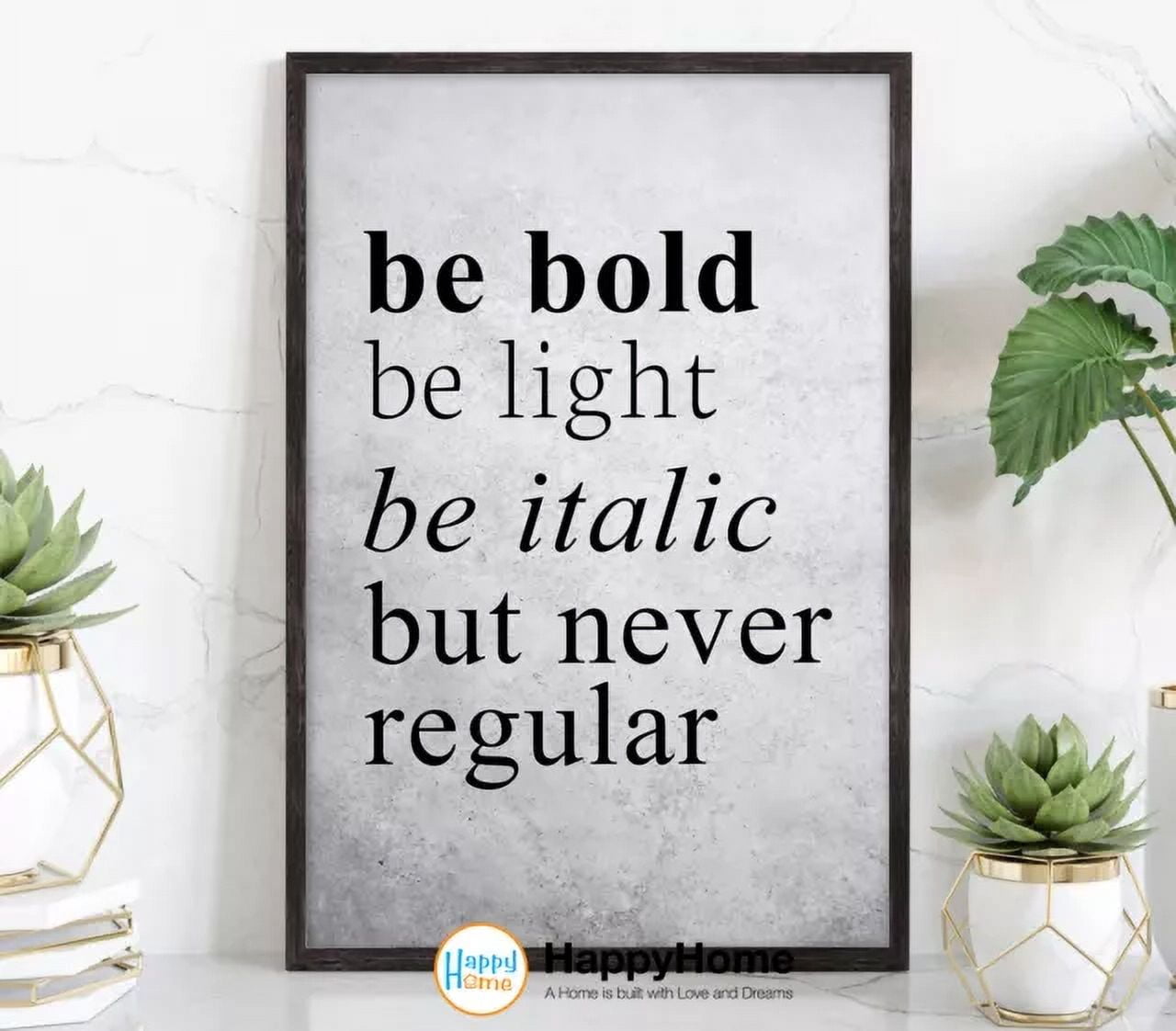 Kna Prints - Never Regular Motivational Inspirational Quotes Wall Art ...