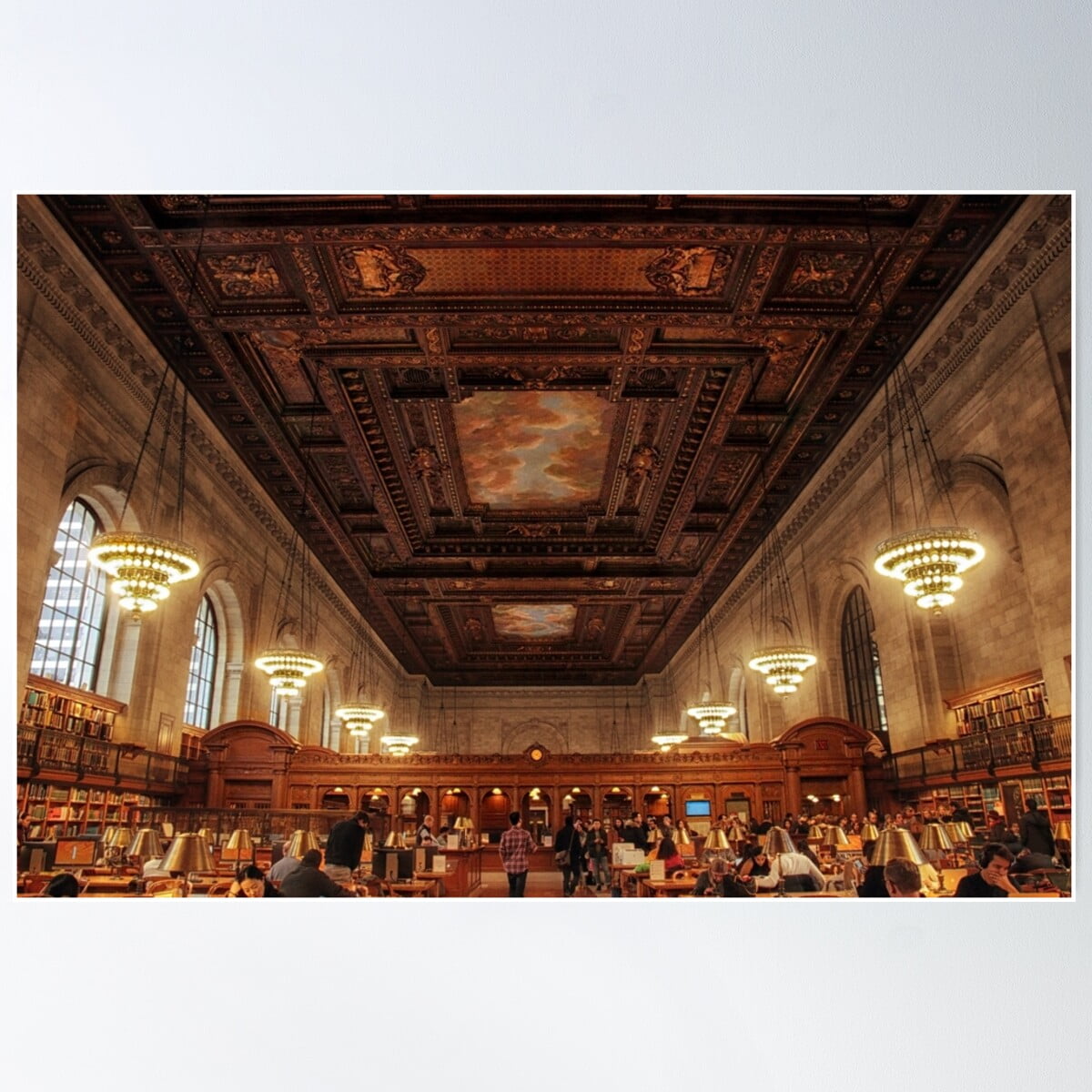 Kna Prints - New York Public Library Poster, UNFRAMED-24x36 - Walmart.com
