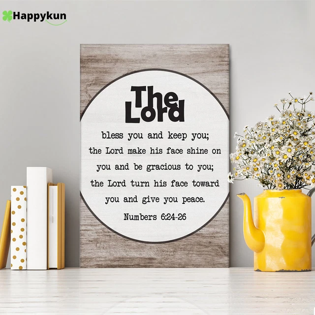 Kna Prints - Numbers 624-26 The Lord Bless You And Keep You ...