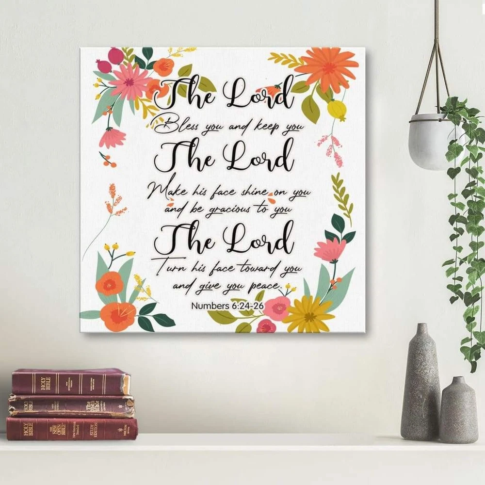 Kna Prints - Numbers 624-26 The Lord Bless You And Keep You Unframed ...