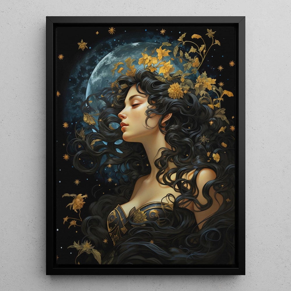 Kna Prints - Nyx Art, Greek Goddess Of Night Sky, Greek Mythology ...