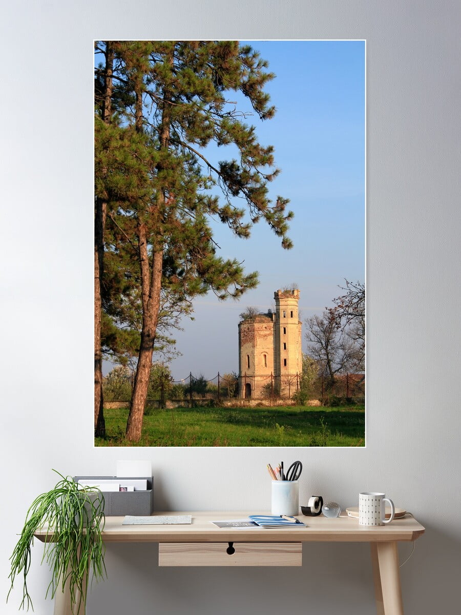 Kna Prints - Old Ruined Castle Eastern Europe Poster, UNFRAMED-12x18 ...