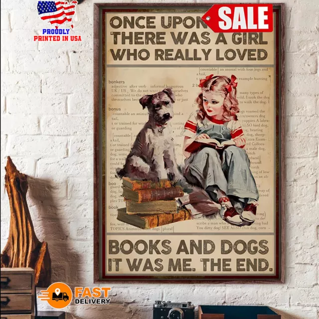 Kna Prints - Once Upon A Time There Was A Girl Who Really Loved Reading ...