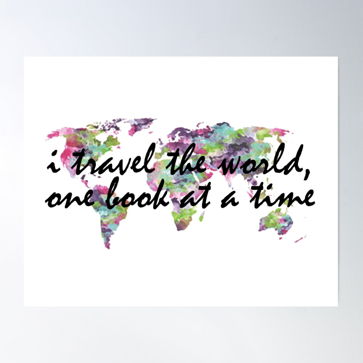 Kna Prints - One Book At A Time Poster, UNFRAMED-12x18 - Walmart.com