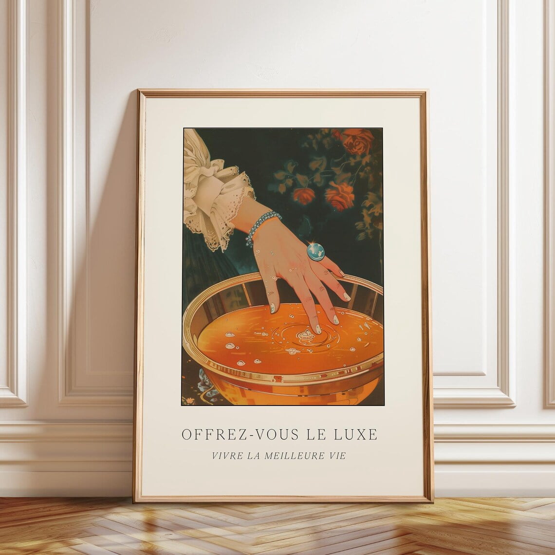 Kna Prints - Opulent Living Poster - Antique Style French Luxury Art ...