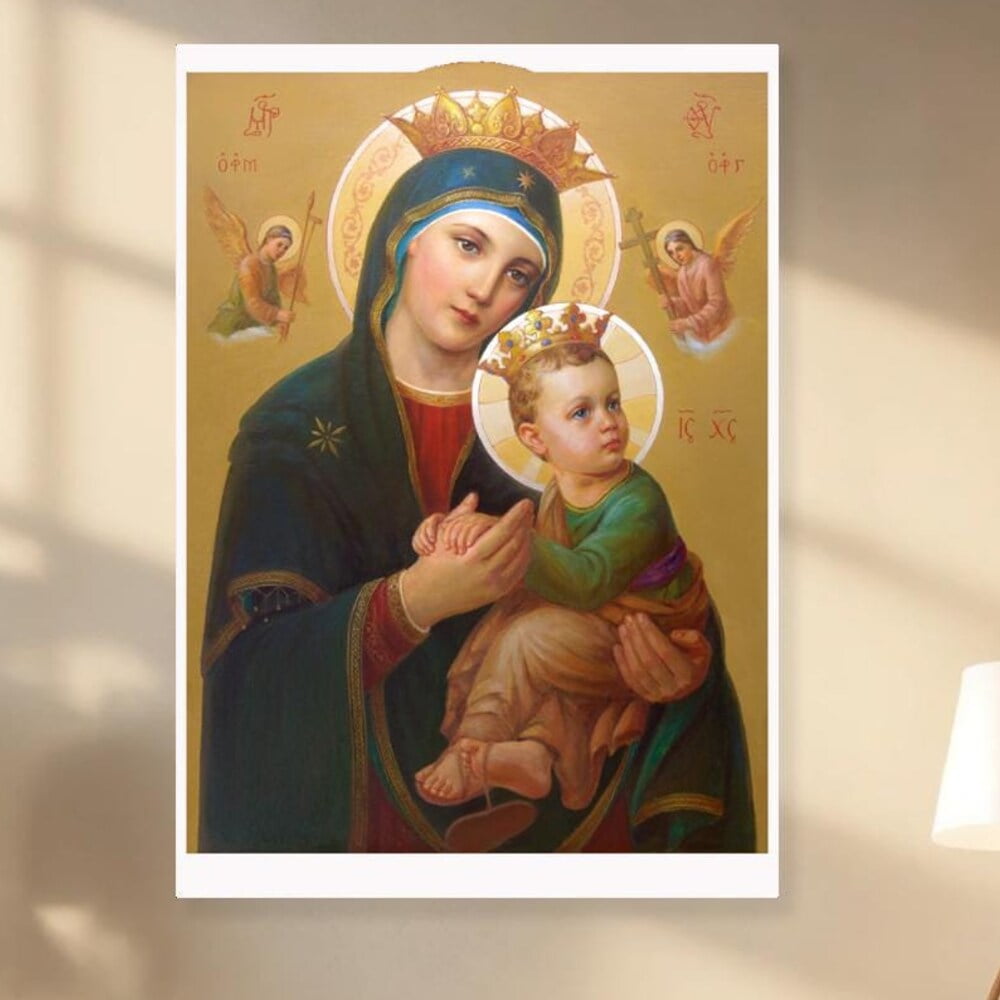 Kna Prints - Our Lady Of Perpetual Help,Virgin Mary Painting, Modern ...