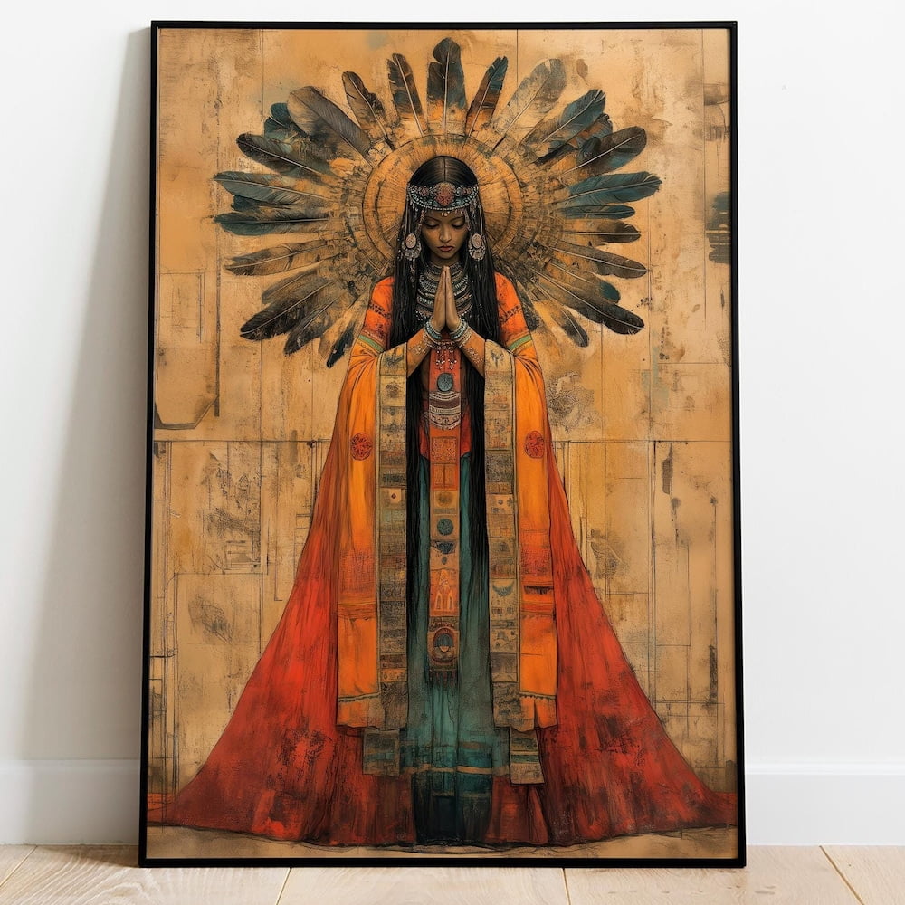 Kna Prints - Pachamama Wall Art, Incan Goddess Of Fertility And Harvest ...
