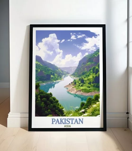 Kna Prints - Pakistan Travel Prints - Pakistan Posters And Jhelum River Art For Home Decor ...