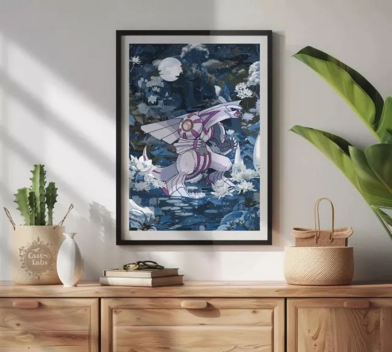 Kna Prints - Palkia Pokemon Poster, Japanese Fantasy Art Style ...