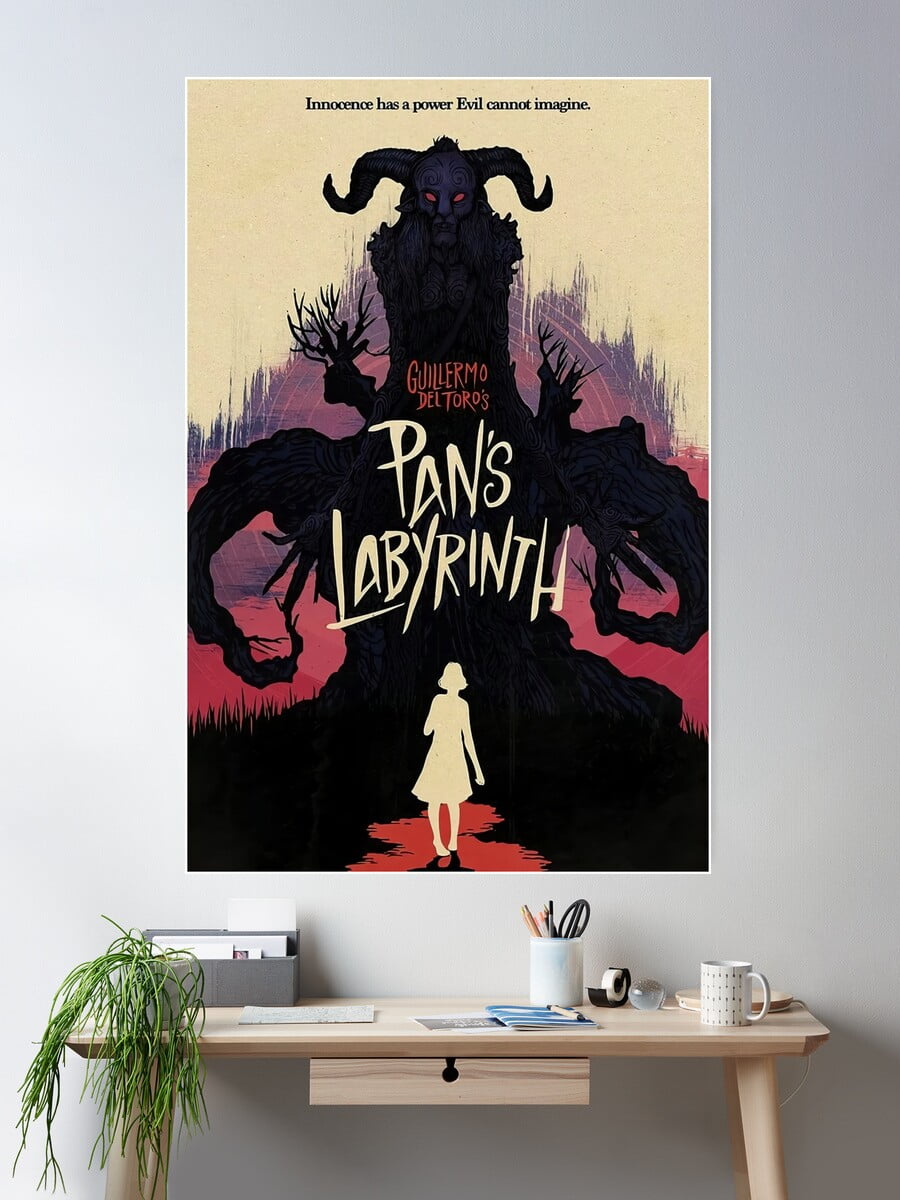 Kna Prints - Panã¢Â‚¬Â„¢S Labyrinth Poster Wall Art, Modern Wall Decor ...