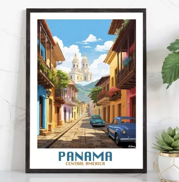 Kna Prints - Panama City, Panama | Travel Poster | Modern Wall Art For ...