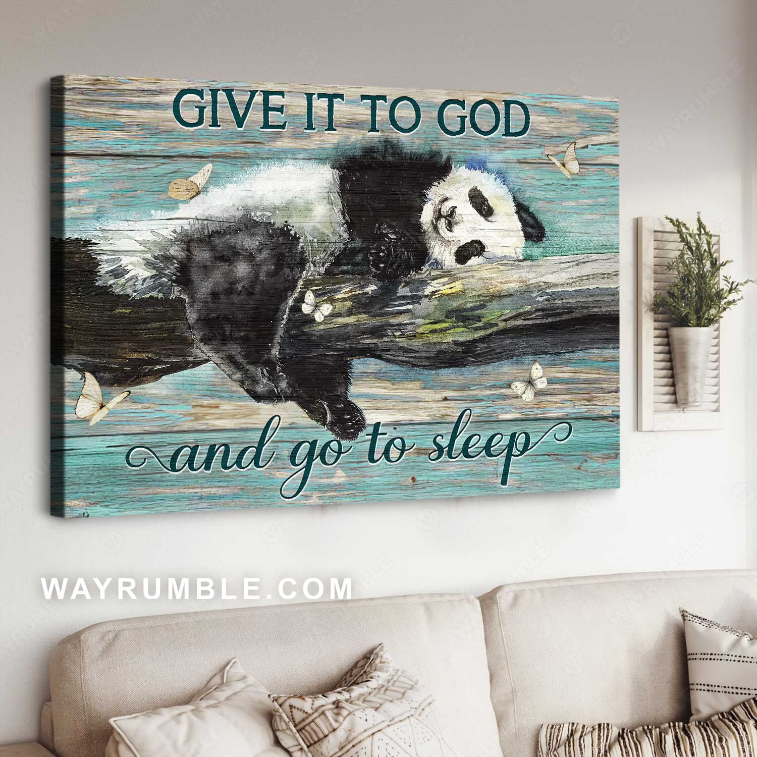 Kna Prints - Panda Artwork, Sleeping Panda, White Butterfly, Give It To ...