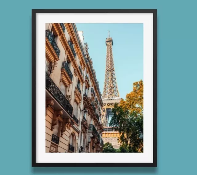 Kna Prints - Paris Alley Eiffel Tower Print Ii - Parisian Building ...