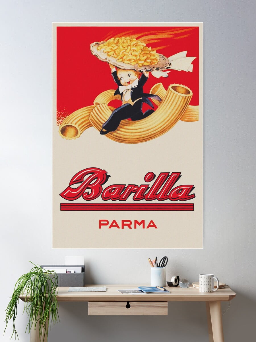 Kna Prints - Pasta Vintage Food Advertisement Poster, Kitchen Decor ...