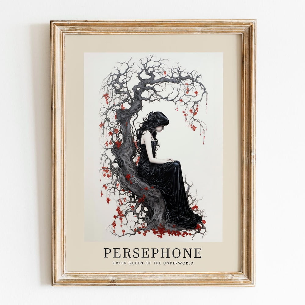 Kna Prints - Persephone Poster Print, Greek Queen Of The Underworld ...
