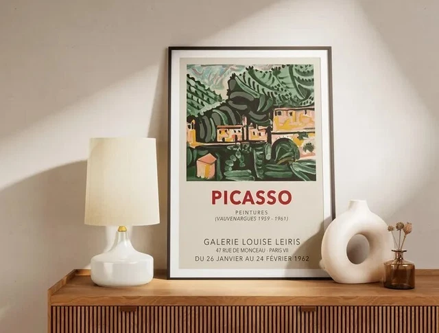 Kna Prints - Picasso Exhibition Poster | Cubism Art | Museum Exhibition ...