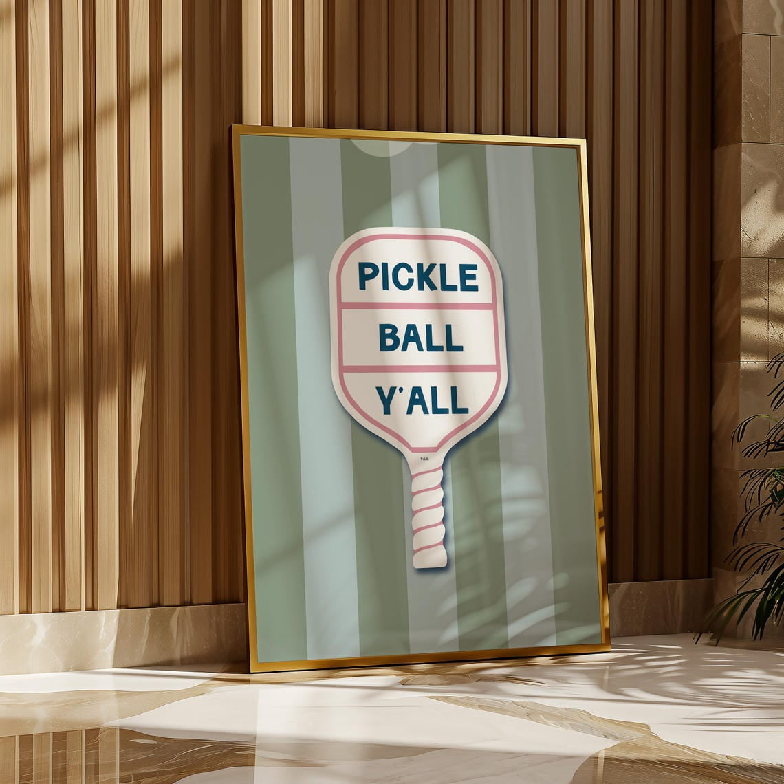 Kna Prints - Pickleball Wall Art For Game Room Decor Pickleball Sign ...
