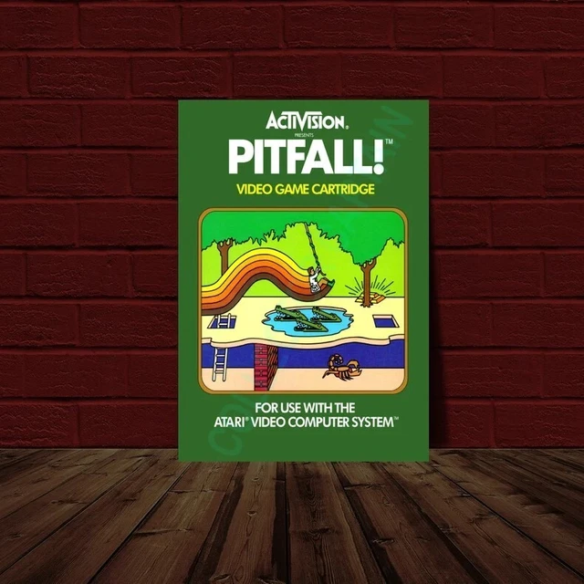 Kna Prints - Pitfall! - Atari Video Game Cover Reprint Poster (Vb) For ...