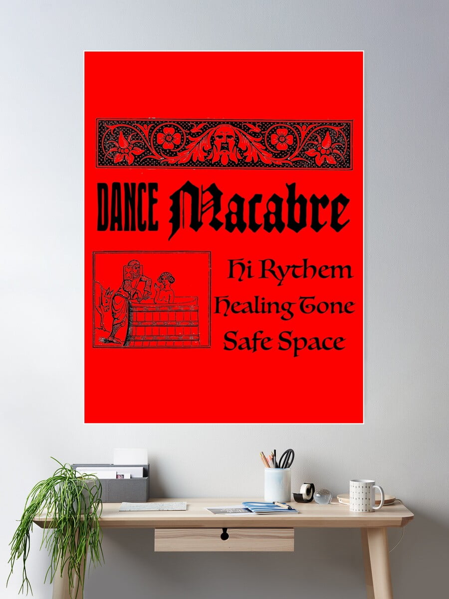 Kna Prints - Placement Dance Macabre Poster, UNFRAMED-8x12 - Walmart.com