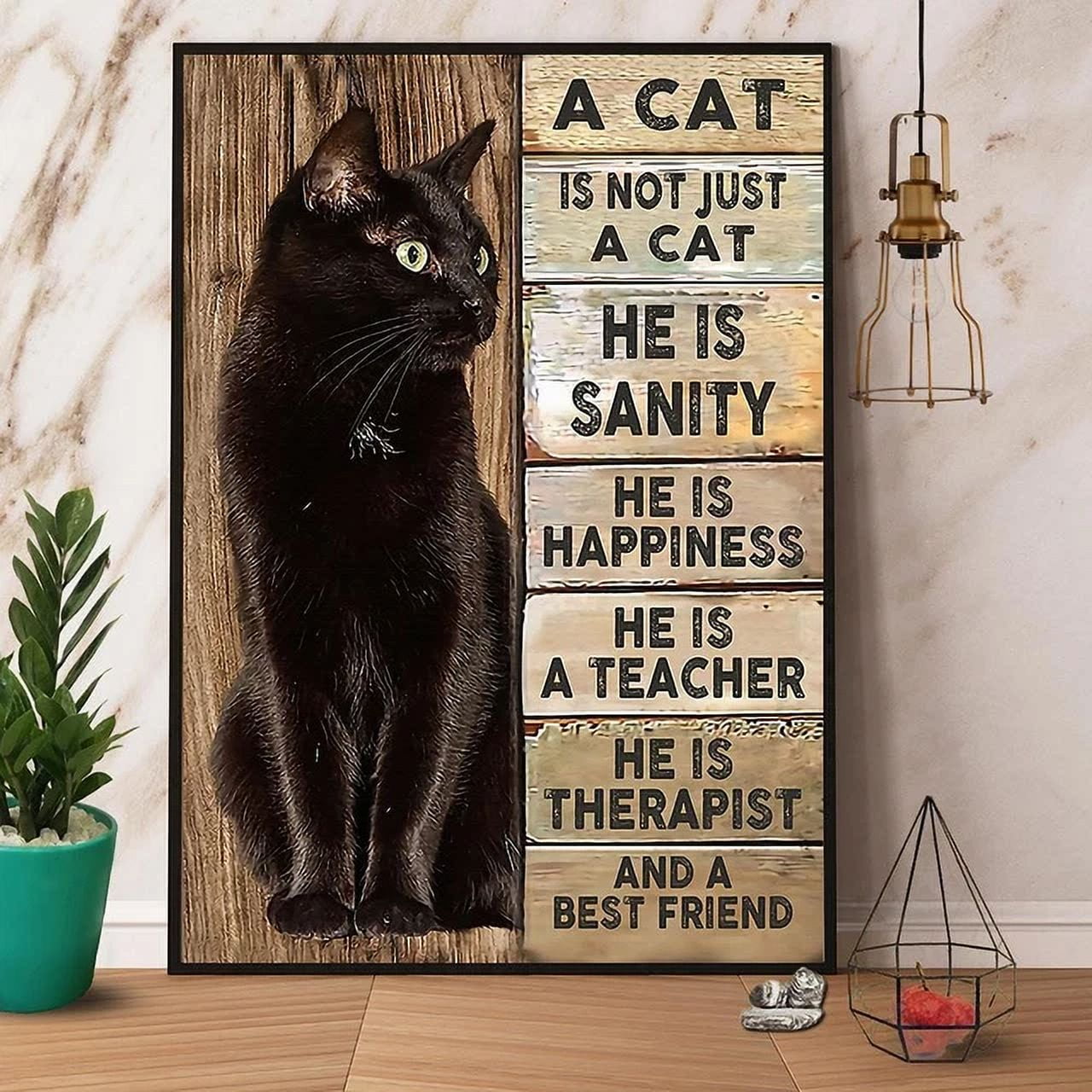 Kna Prints - Poster A Cat Is Not Just A Cat He Is A Best Friend Paper ...