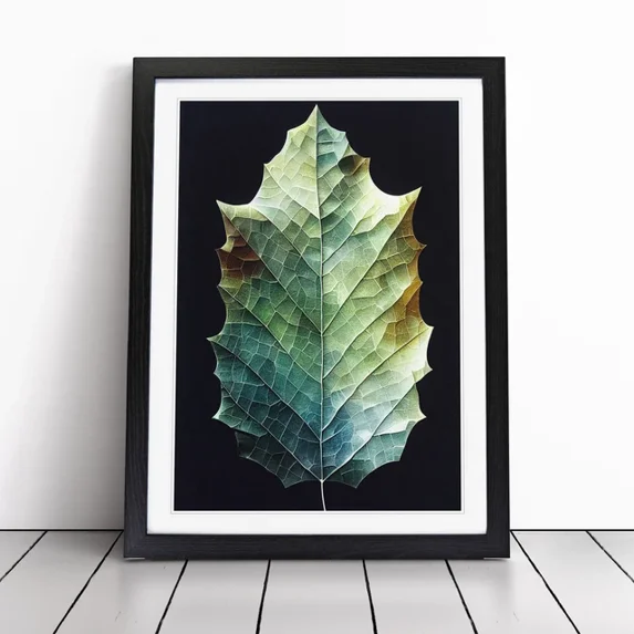 Kna Prints - Poster A Dynamic Leaf Picture Poster Decor Living Room ...
