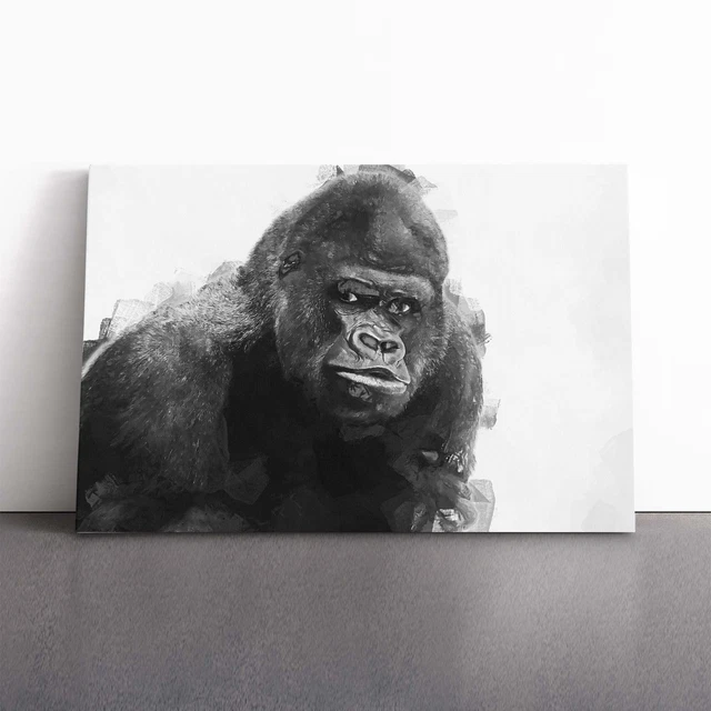Kna Prints - Poster A Silverback Gorilla In Abstract Animal Picture ...