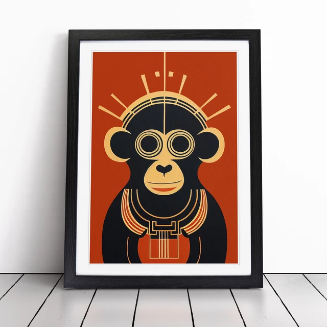 Kna Prints - Poster Abstract Monkey Art No.4 Picture Poster Decor ...