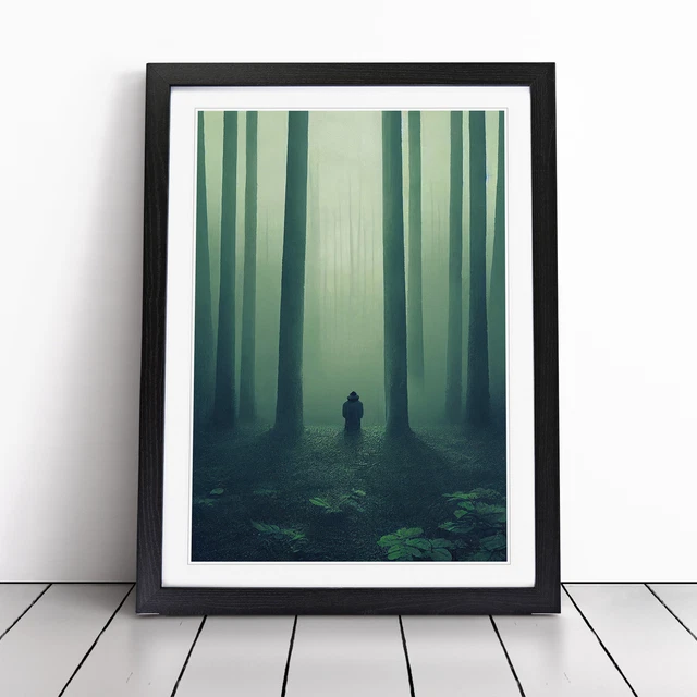 Kna Prints - Poster Alone In The Forest Picture Poster Decor, UNFRAMED ...