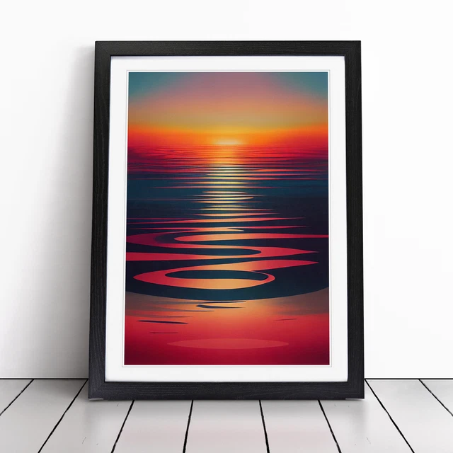 Kna Prints - Poster Amazing Sunset View Picture Poster Decor, UNFRAMED ...