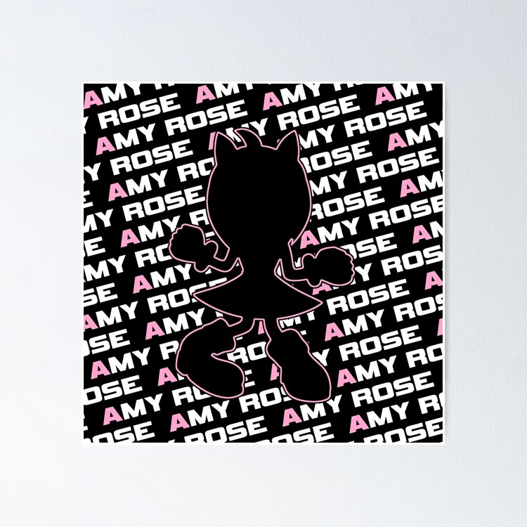 Kna Prints - Poster Amy Rose Abstract Fanart, UNFRAMED-8x12 - Walmart.com