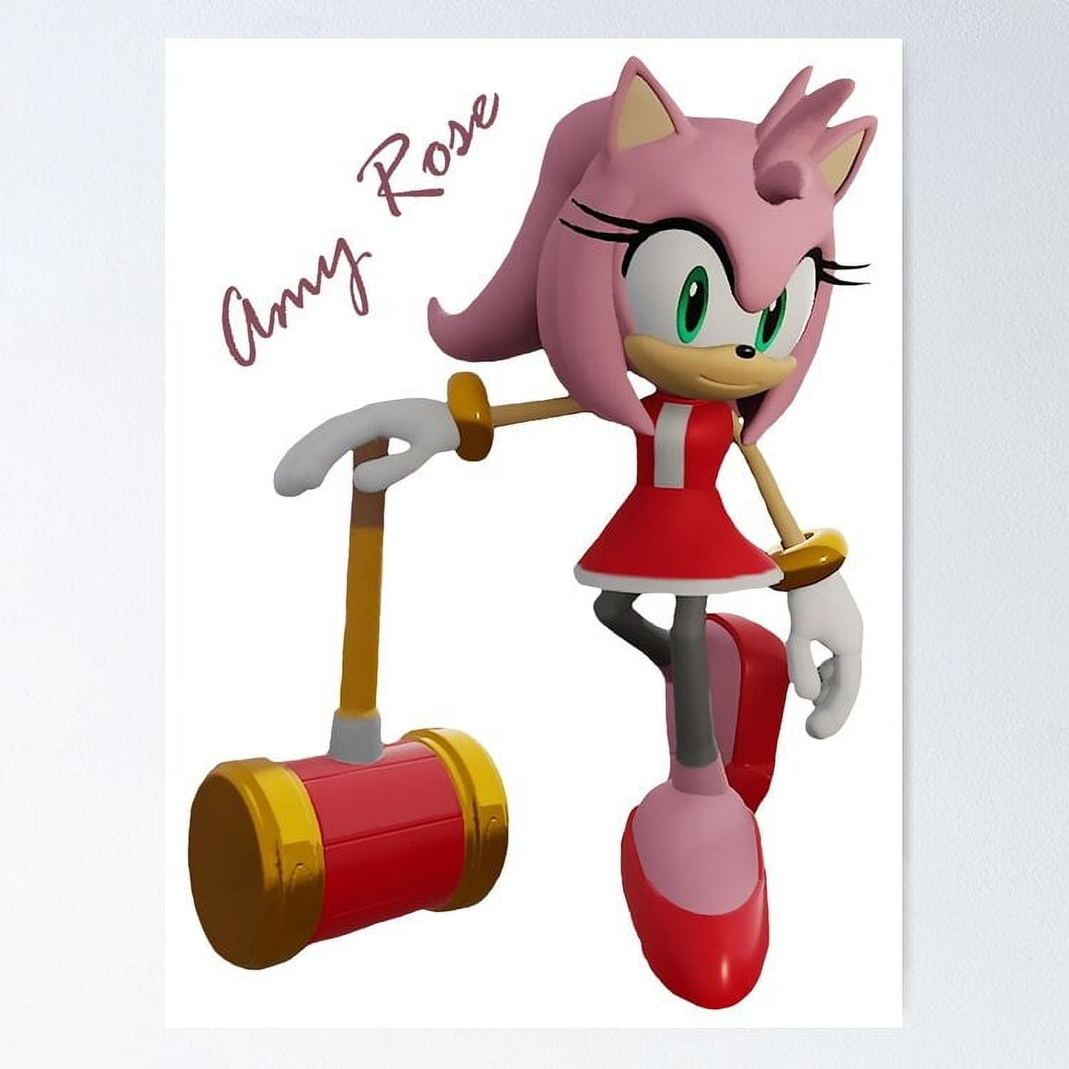 Kna Prints - Poster Amy Rose With Hammer, UNFRAMED-18x24 - Walmart.com