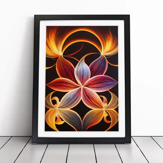 Kna Prints - Poster An Eccentric Flower Abstract Picture Poster Decor ...