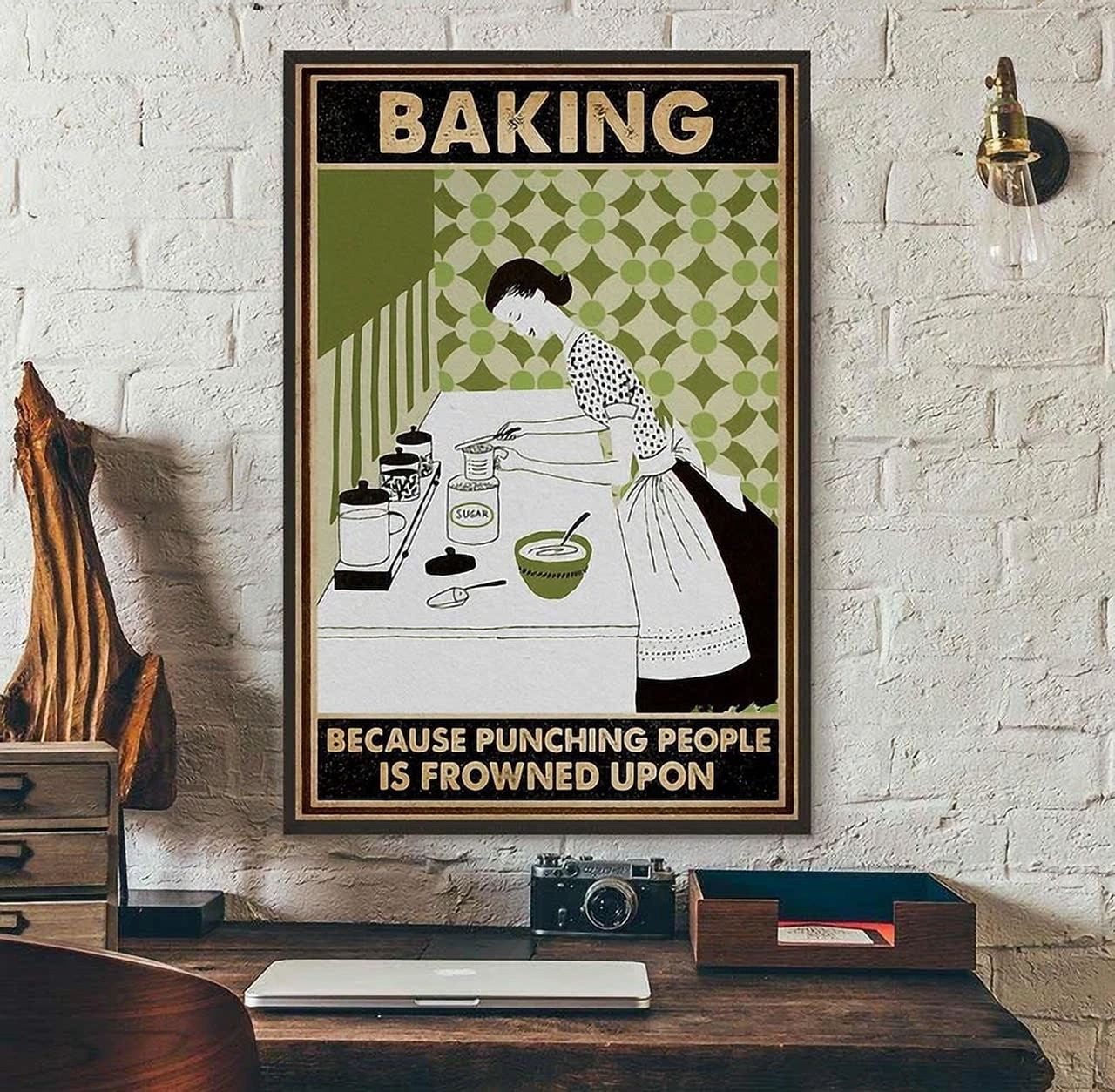 Kna Prints - Poster Baking Because Punching People Is Frowned Upon ...