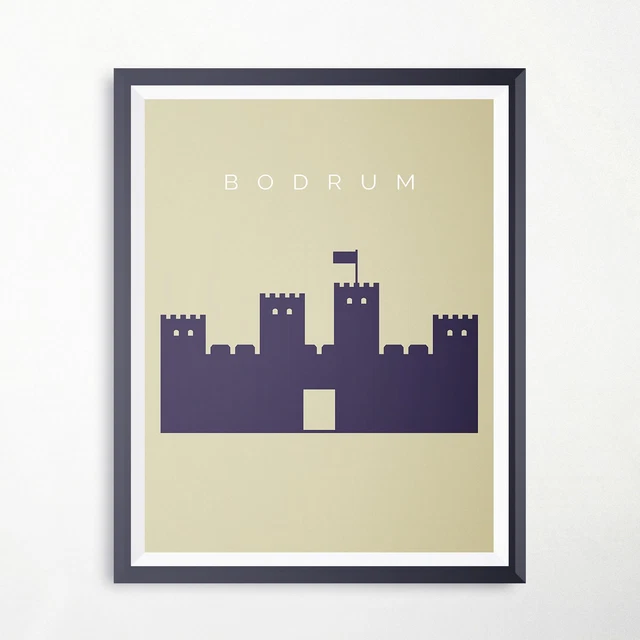 Kna Prints - Poster Bodrum Bodrum Castle Travel Poster Landmark Poster ...