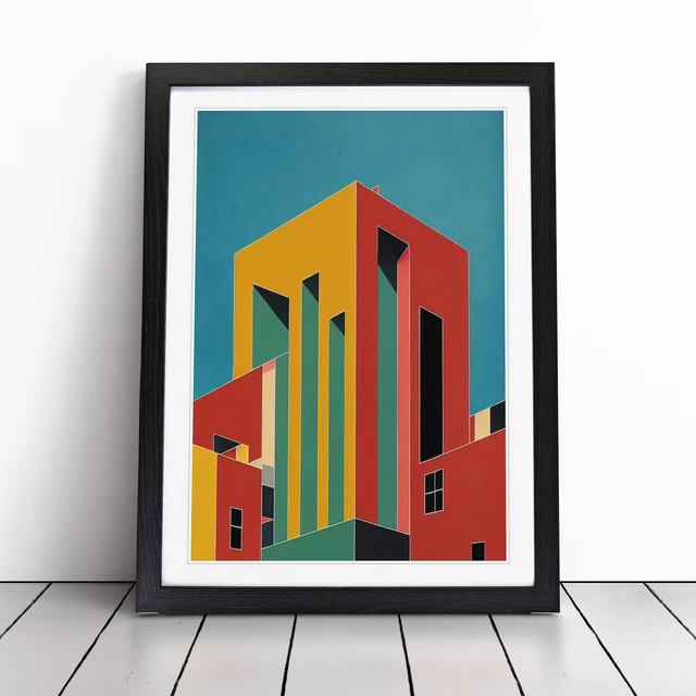 Kna Prints - Poster Bold Architecture No.3 Abstract Picture Poster ...
